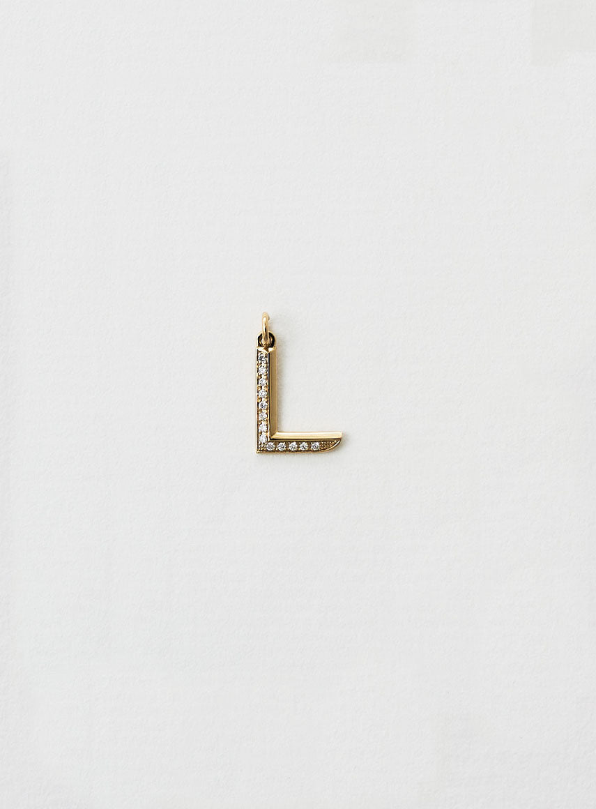 Mini Diamond Letter L Gold – BLUE BILLIE